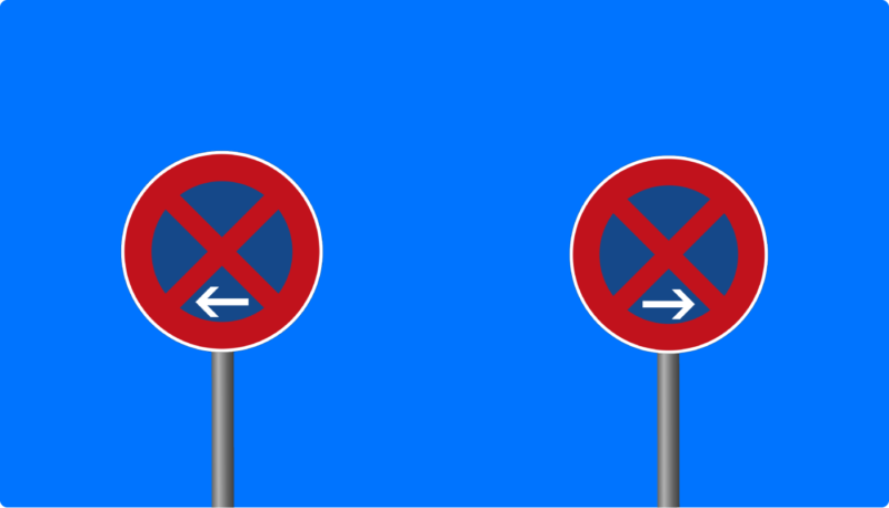 Was bedeutet ein absolutes Haltverbot mit und ohne Pfeil? – stvo2Go