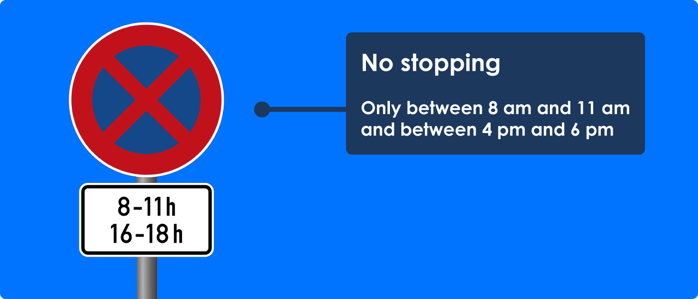 No Stopping With Additional Signs In Germany Explained – stvo2Go