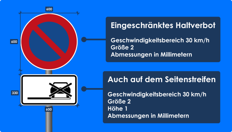 Welche Größe müssen Verkehrszeichen aufweisen? – stvo2Go