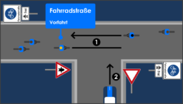 Wer hat Vorfahrt an einer T-Einmündung? – stvo2Go