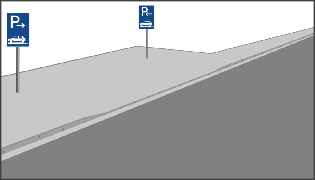 Zeichen 315: Vorgeschriebene Aufstellungsarten im Überblick – stvo2Go
