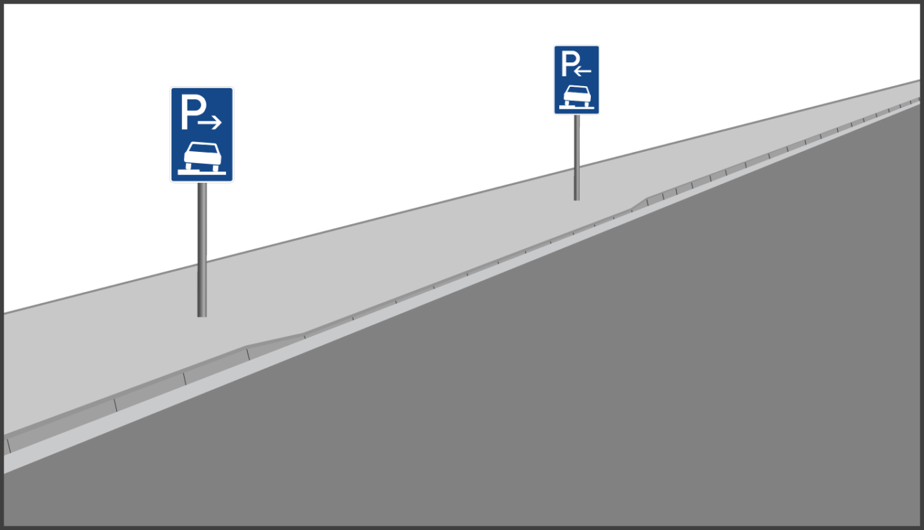 Erlaubtes Parken auf Gehwegen: Vorgeschriebene Aufstellungsarten im ...