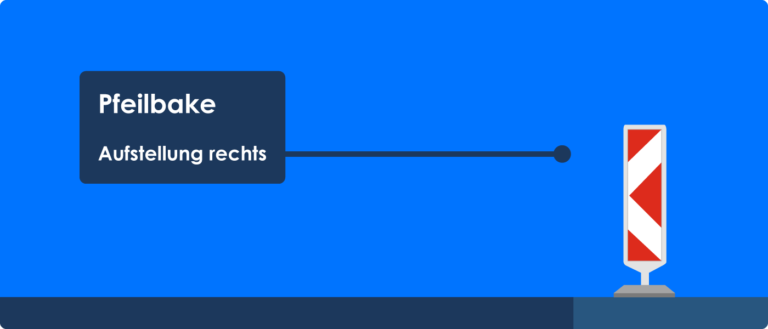 Leitbaken richtig aufstellen: Abmessungen, Abstand & mehr [RSA 21 & ASR A5.2 22] – stvo2Go