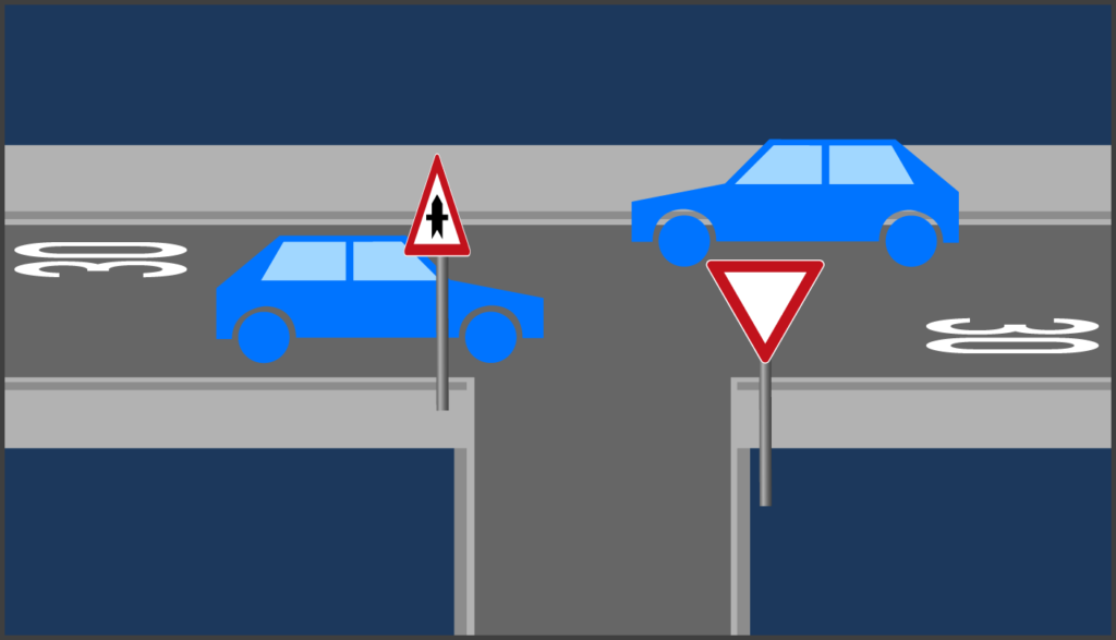Wer hat Vorfahrt an einer T-Einmündung? – stvo2Go