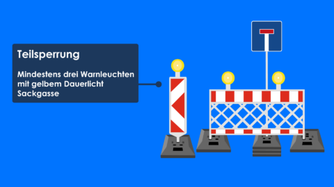 Vollsperrung einer Straße nach Regelplan [RSA 21] – stvo2Go