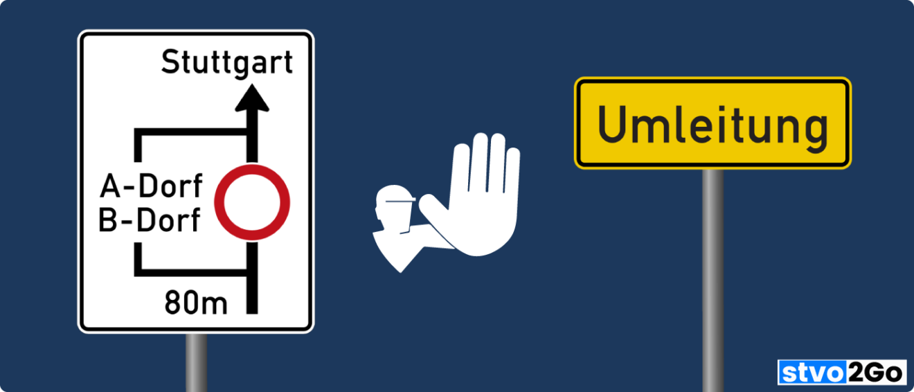 Beschilderung von Umleitungen: So geht’s! [RUB 21 & M TU] – stvo2Go