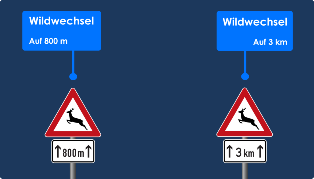 Gefahrzeichen Wildwechsel aufstellen: Diese 7 Punkte musst du beachten ...