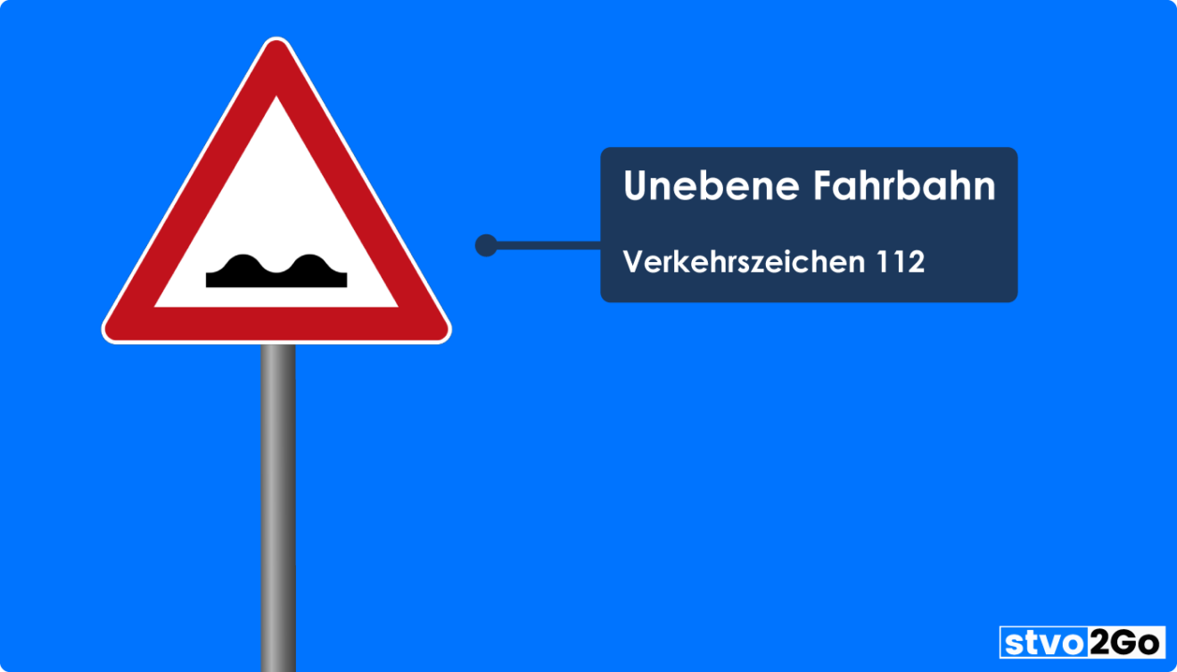 6 Gefahren, die vom Verkehrszeichen “Unebene Fahrbahn” ausgehen – stvo2Go