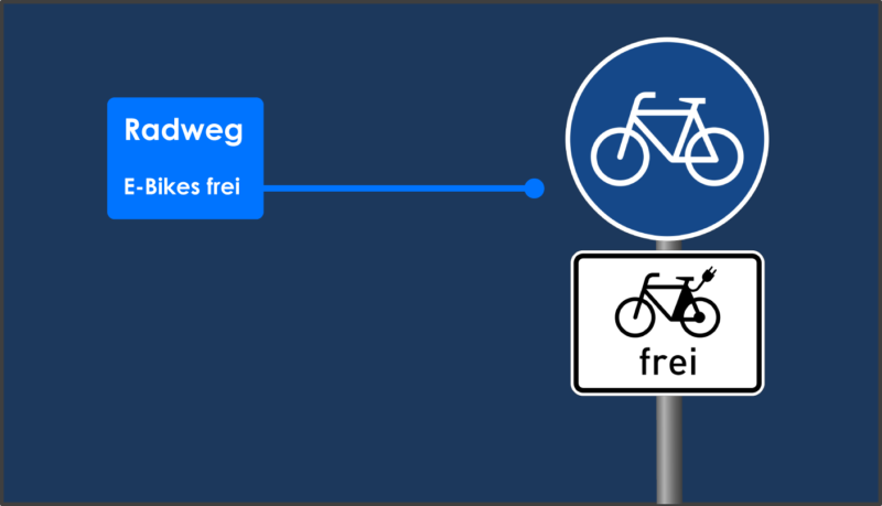 Zusatzzeichen S-Pedelecs frei in Baden-Württemberg anbringen: Alle ...