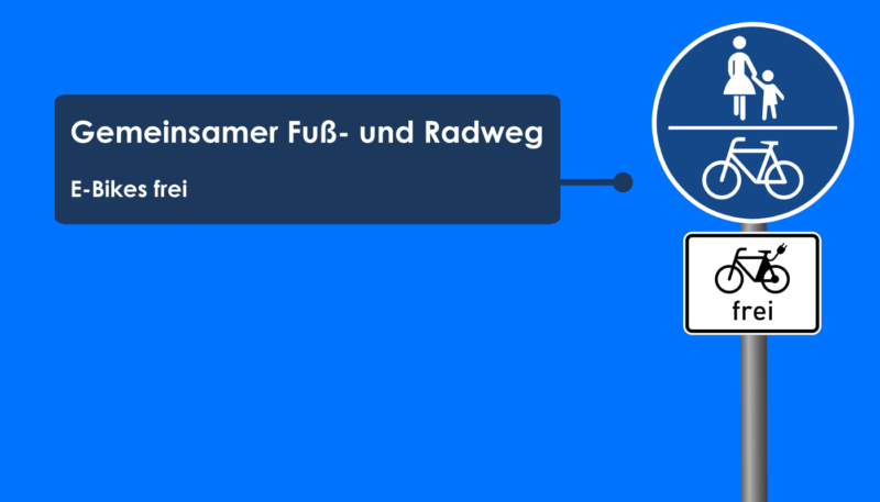 Zusatzzeichen S-Pedelecs frei in Baden-Württemberg anbringen: Alle ...
