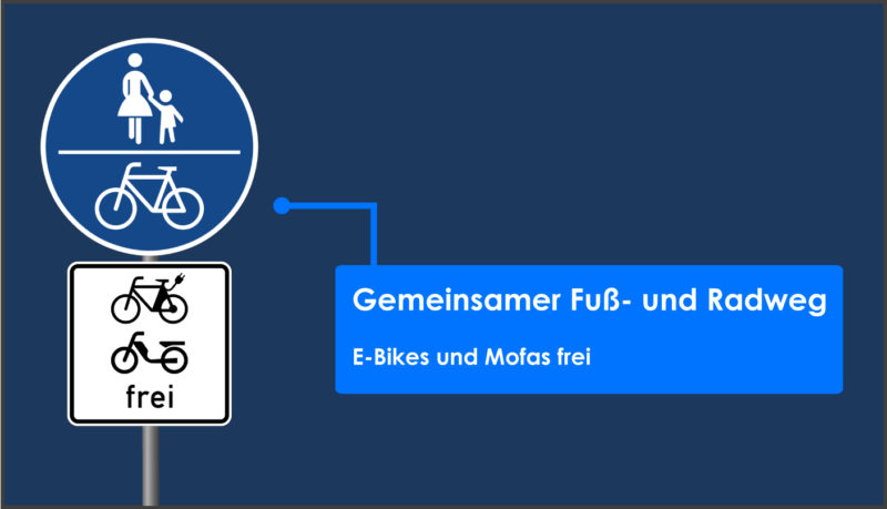 Zusatzzeichen S-Pedelecs frei in Baden-Württemberg anbringen: Alle ...