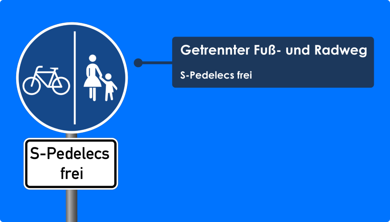 Zusatzzeichen S-Pedelecs frei in Baden-Württemberg anbringen: Alle ...