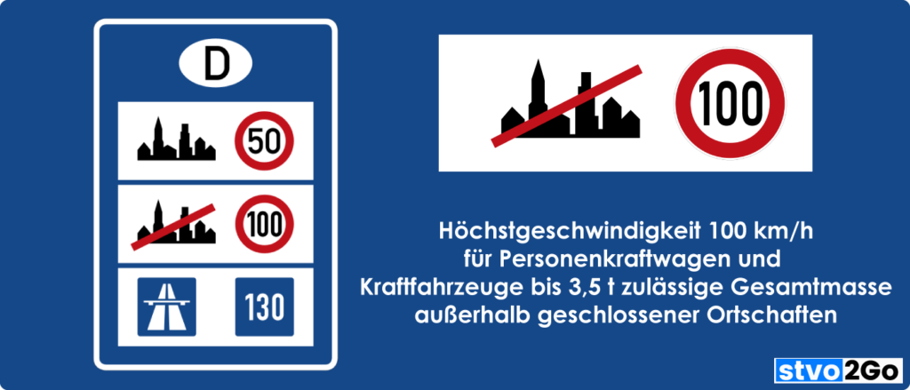 Geschwindigkeitsbeschränkungen außerorts: Alle Voraussetzungen für ...