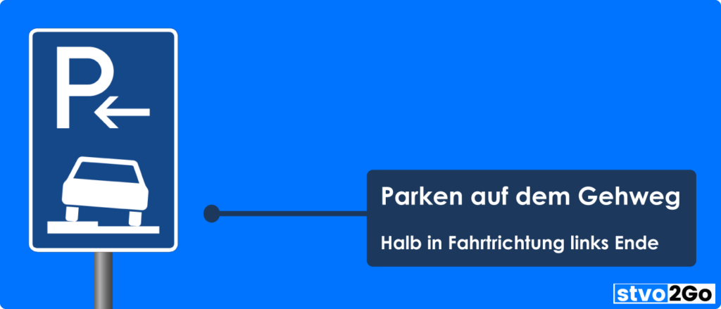 Zeichen 315 “Parken auf Gehwegen”: Bedeutung erklärt – stvo2Go