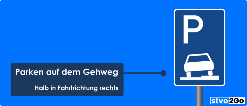 Zeichen 315 “Parken auf Gehwegen”: Bedeutung erklärt – stvo2Go