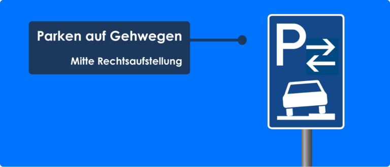 Parken Auf Gehweg Mit 2 Rdern